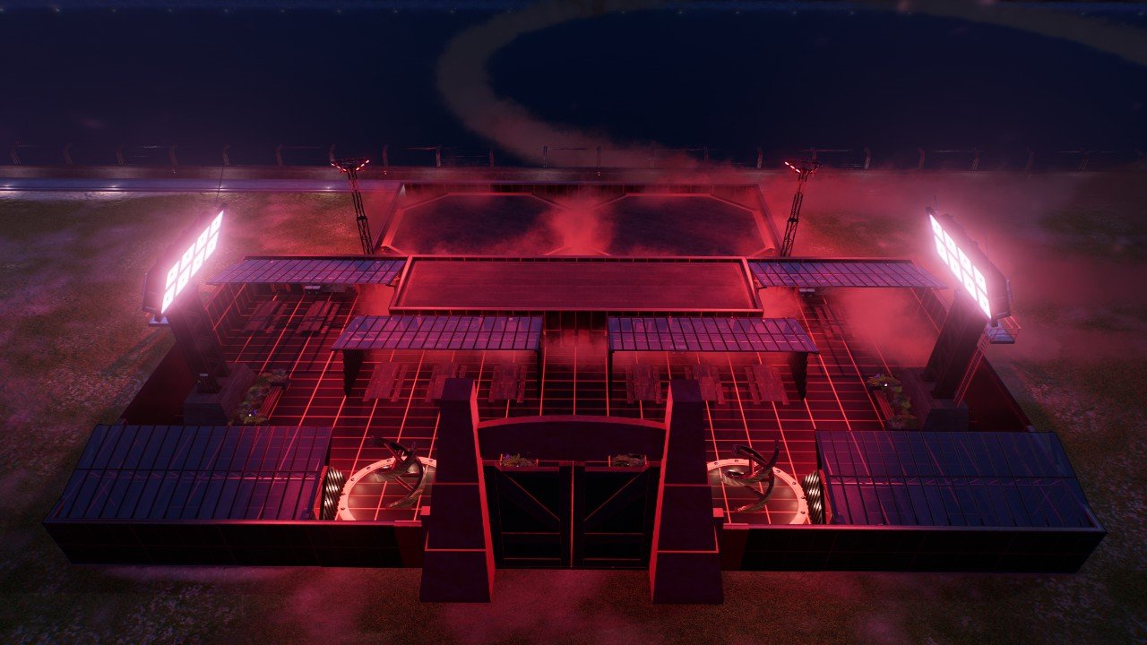 Crimson Genetics Arrival - Workshop - Jurassic World Evolution 3