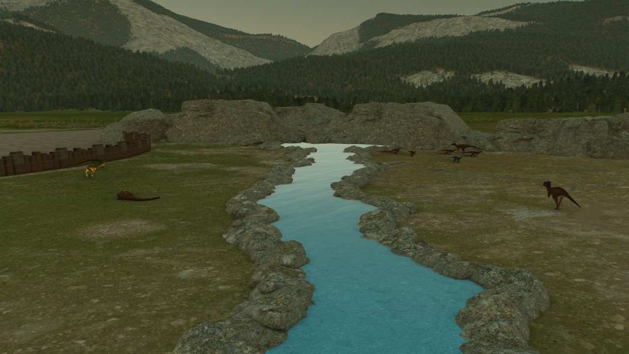 narrow river - Workshop - Jurassic World Evolution 3