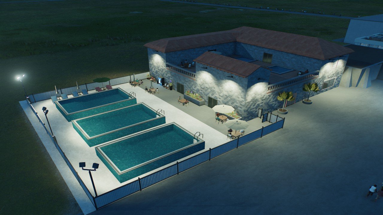 Hotel pool - Workshop - Jurassic World Evolution 3