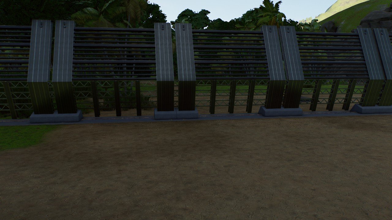 Carno Fence frome camp cretaceous - Workshop - Jurassic World Evolution 3
