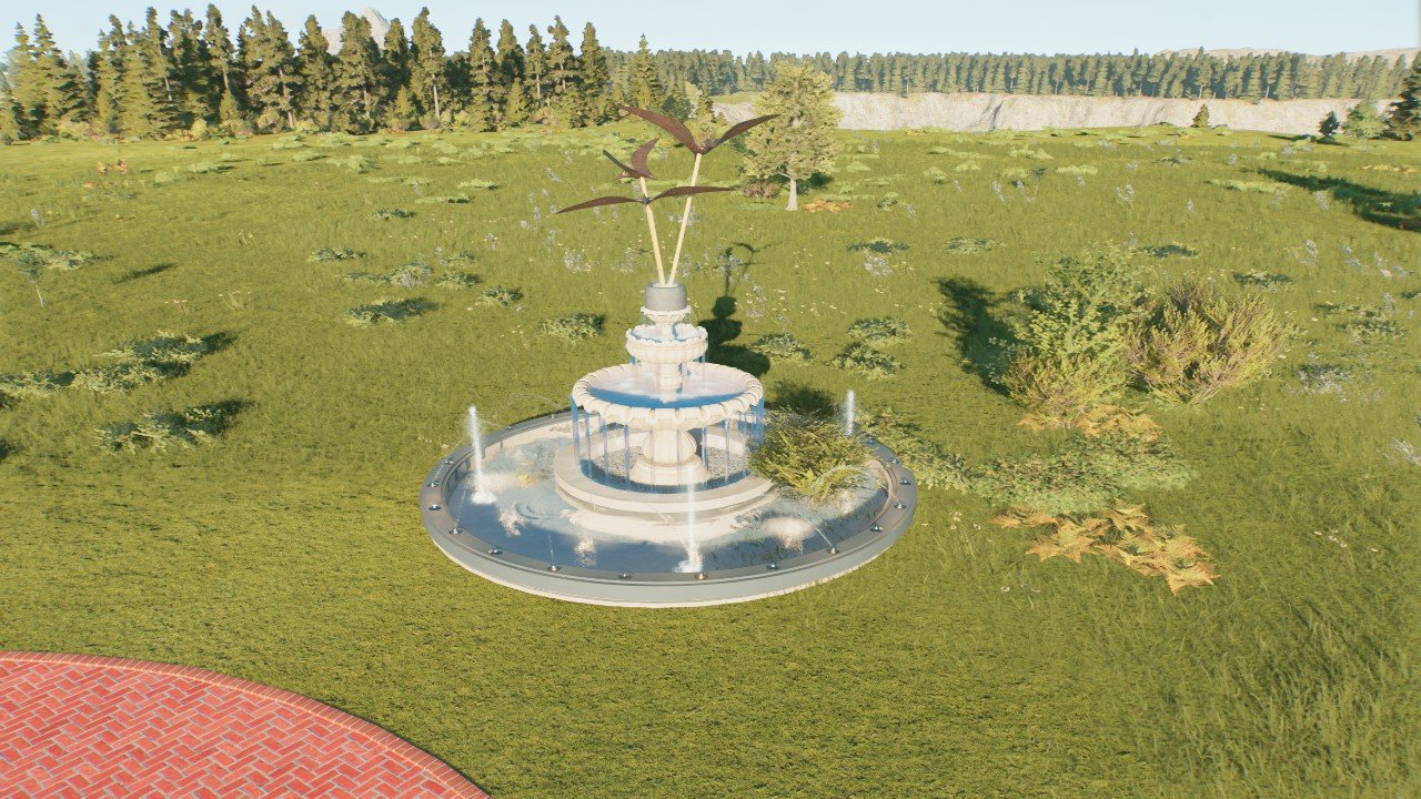 Pteranodon Fountain - 创意工坊 - 《侏罗纪世界：进化 3》