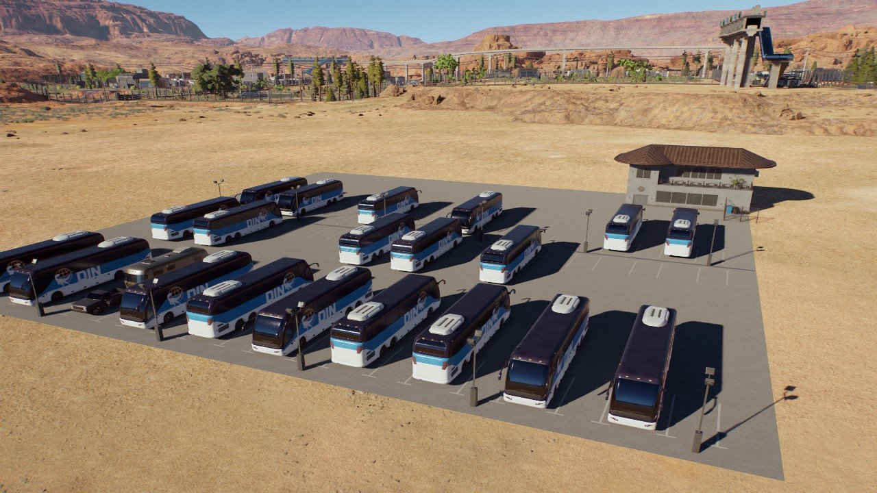 Estacionamiento - Workshop - Jurassic World Evolution 3