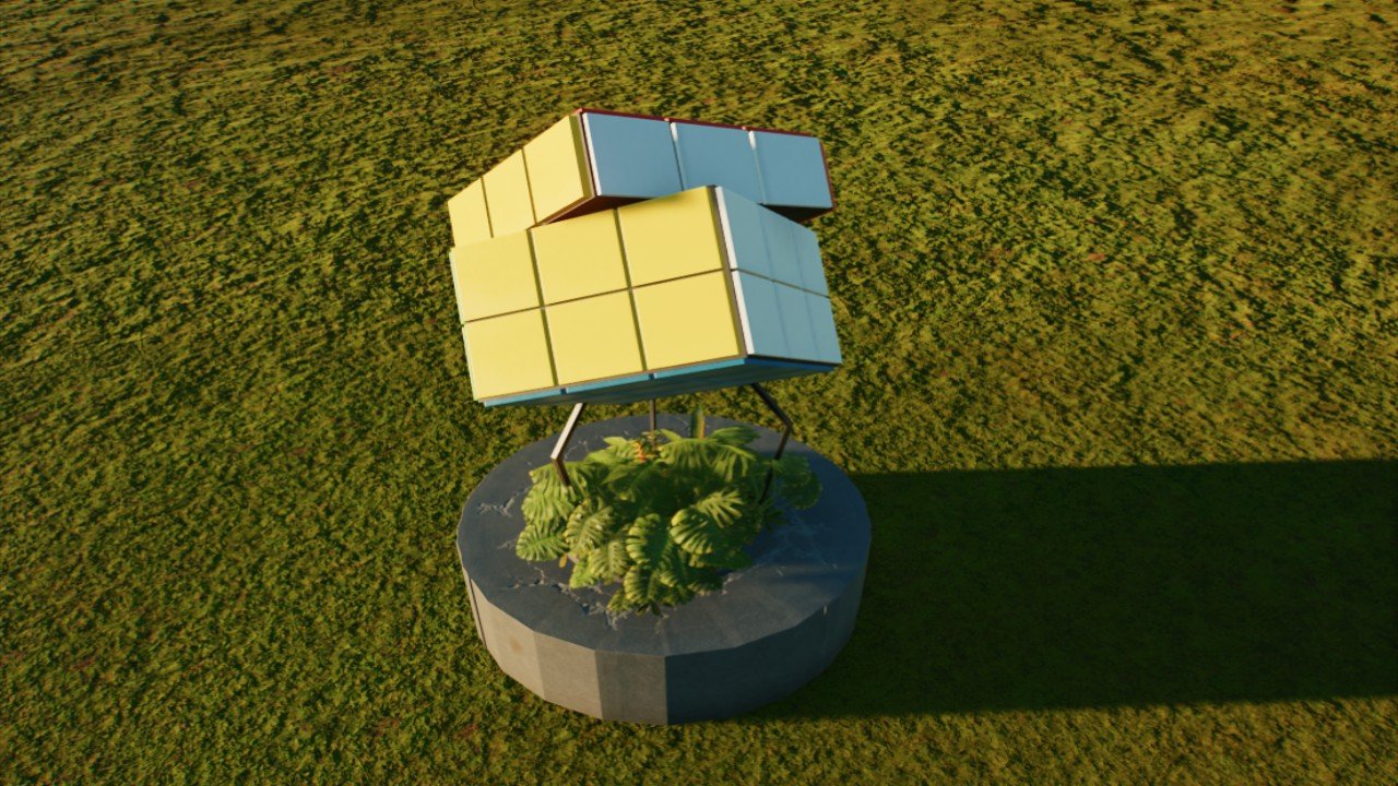 Rubiks Cube Centre Piece - Workshop - Jurassic World Evolution 3
