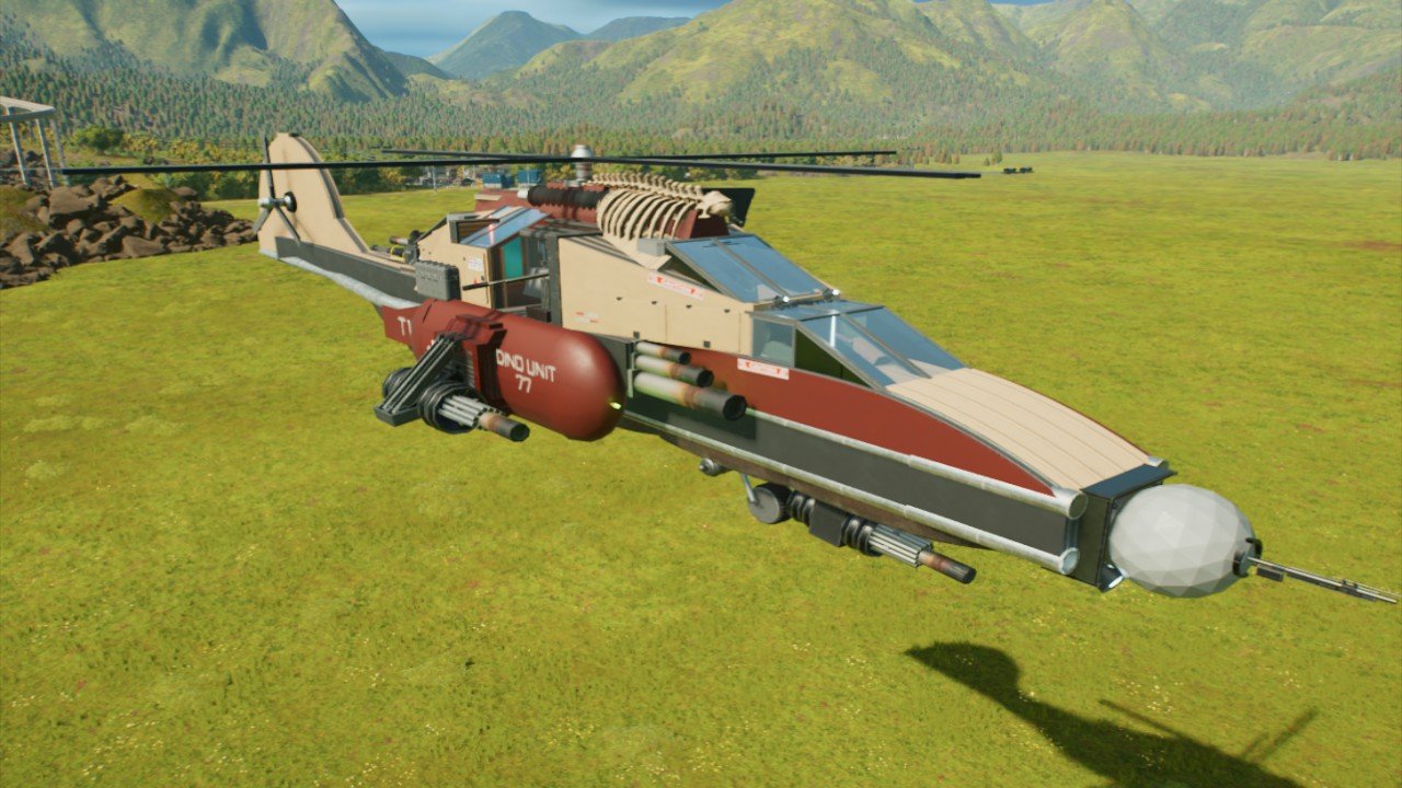 Dino Attack Typhoon Helicopter - Workshop - Jurassic World Evolution 3