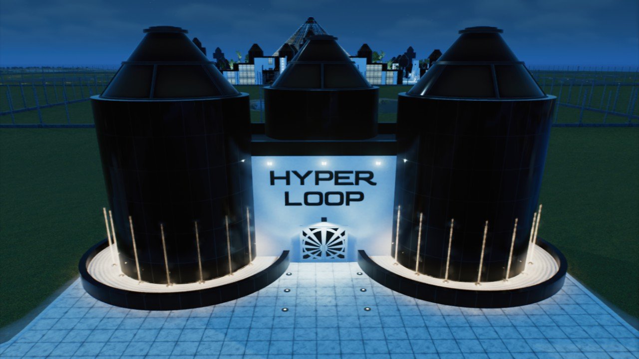 Modern Hyper Loop Station - Workshop - Jurassic World Evolution 3