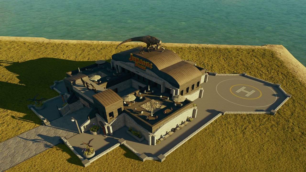 Wetland entrance 1 - Workshop - Jurassic World Evolution 3