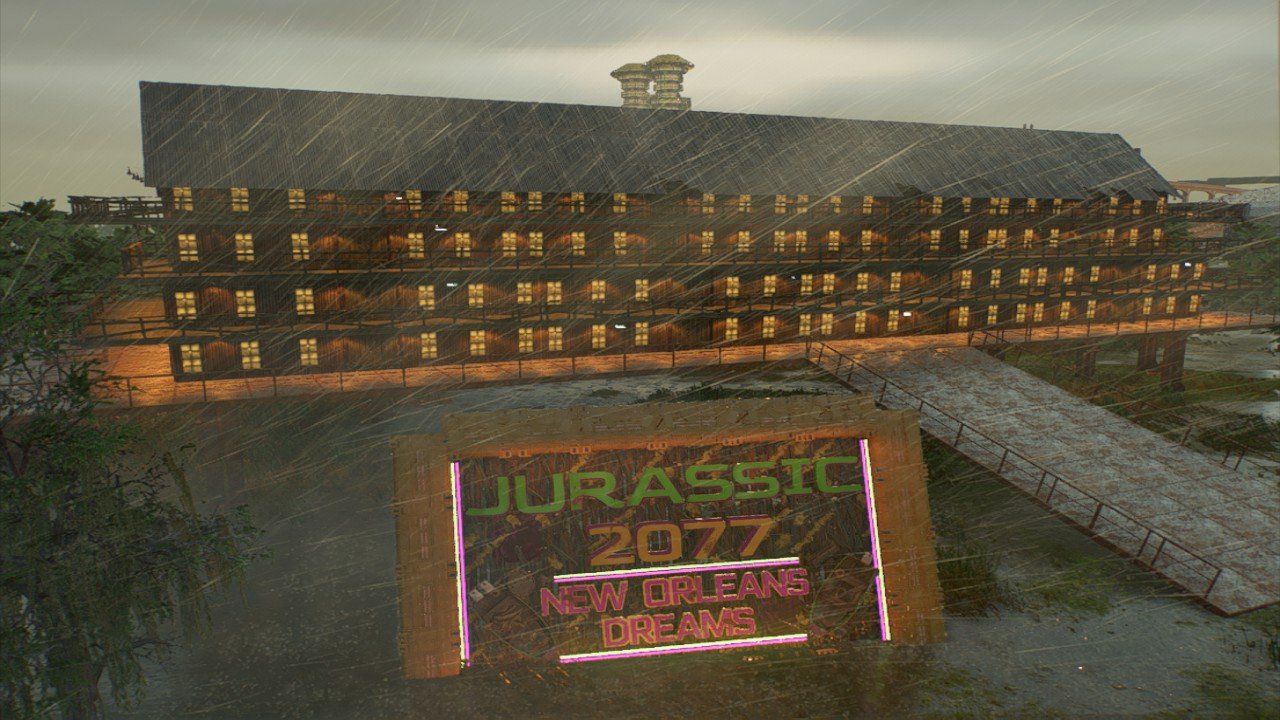 Jurassic 2077 New Orleans Dreams: Mega Shanty 1 V1.0 - Workshop - Jurassic World Evolution 3