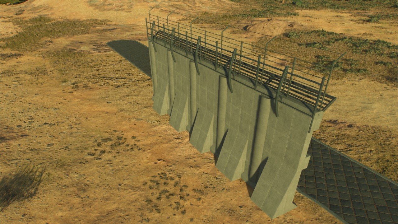 Short Concrete Wall - Workshop - Jurassic World Evolution 3