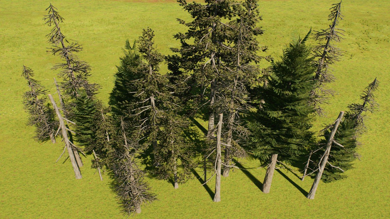 Conifer Tree Mix - Workshop - Jurassic World Evolution 3