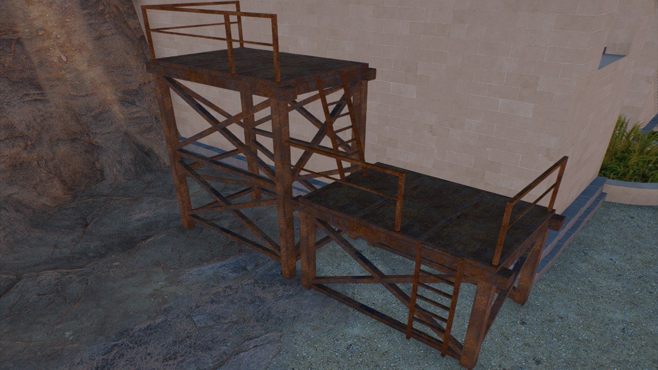 Rusty Scaffolding - Workshop - Jurassic World Evolution 3