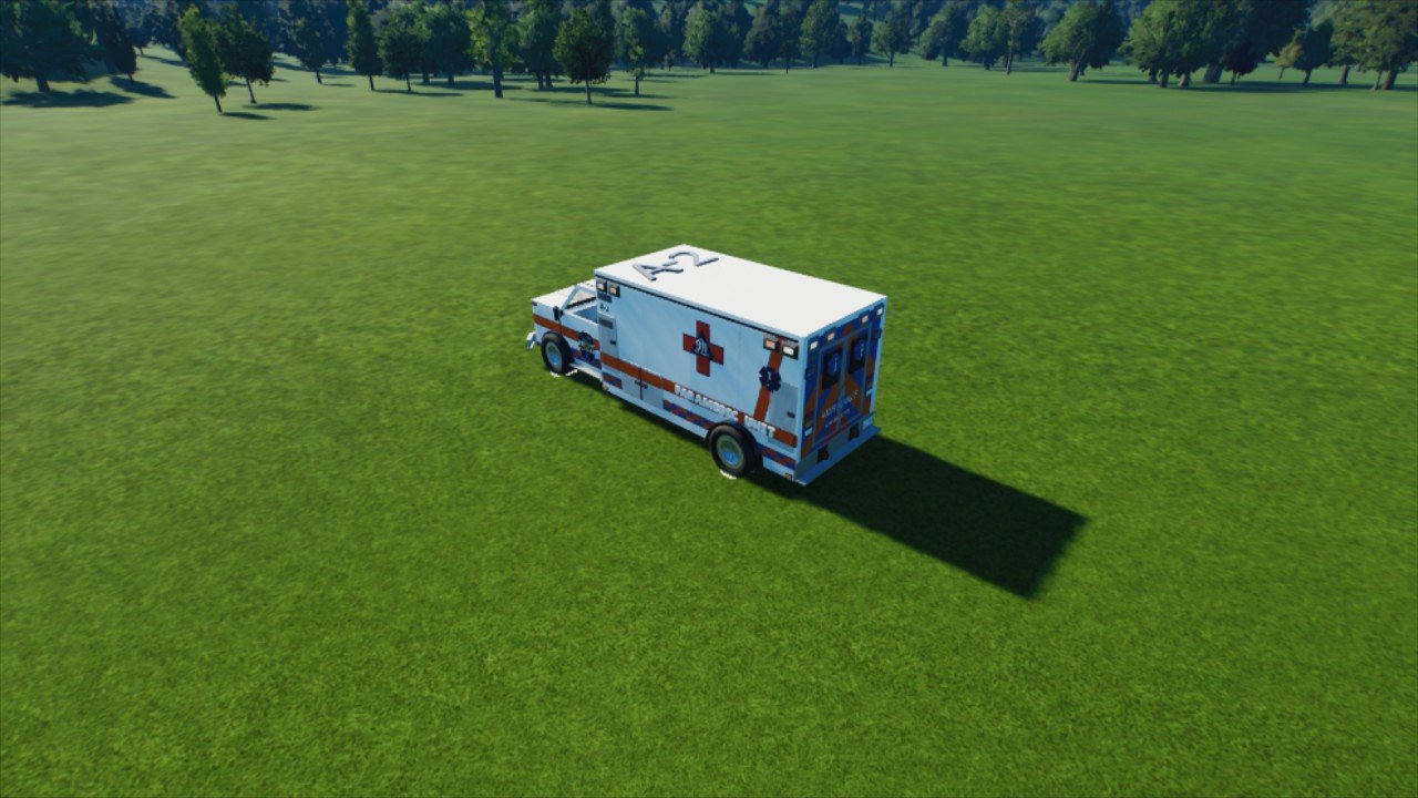 Ambulance - Planet Coaster 2 creation - Frontier Workshop