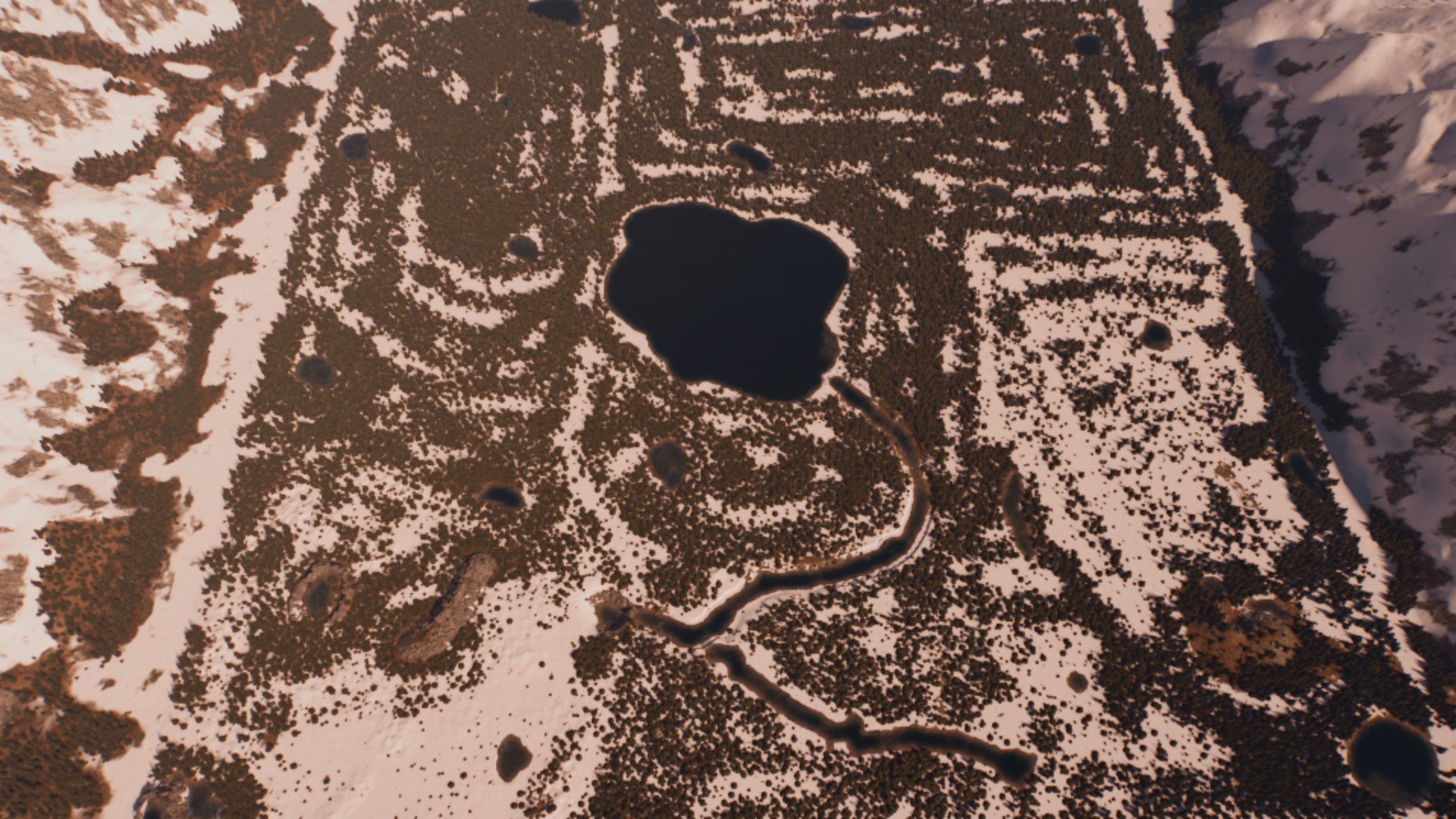 Taiga ecosystem - Jurassic World Evolution 3 creation - Frontier Workshop