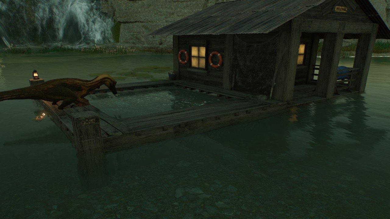 Fishing hut inspired feeder - Workshop - Jurassic World Evolution 3