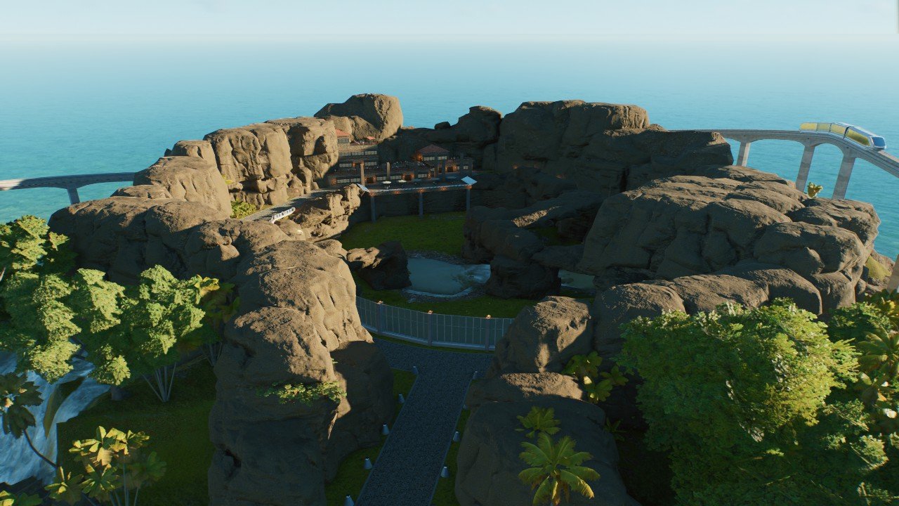 Medium exhibit with food and restroom - Workshop - Jurassic World ...