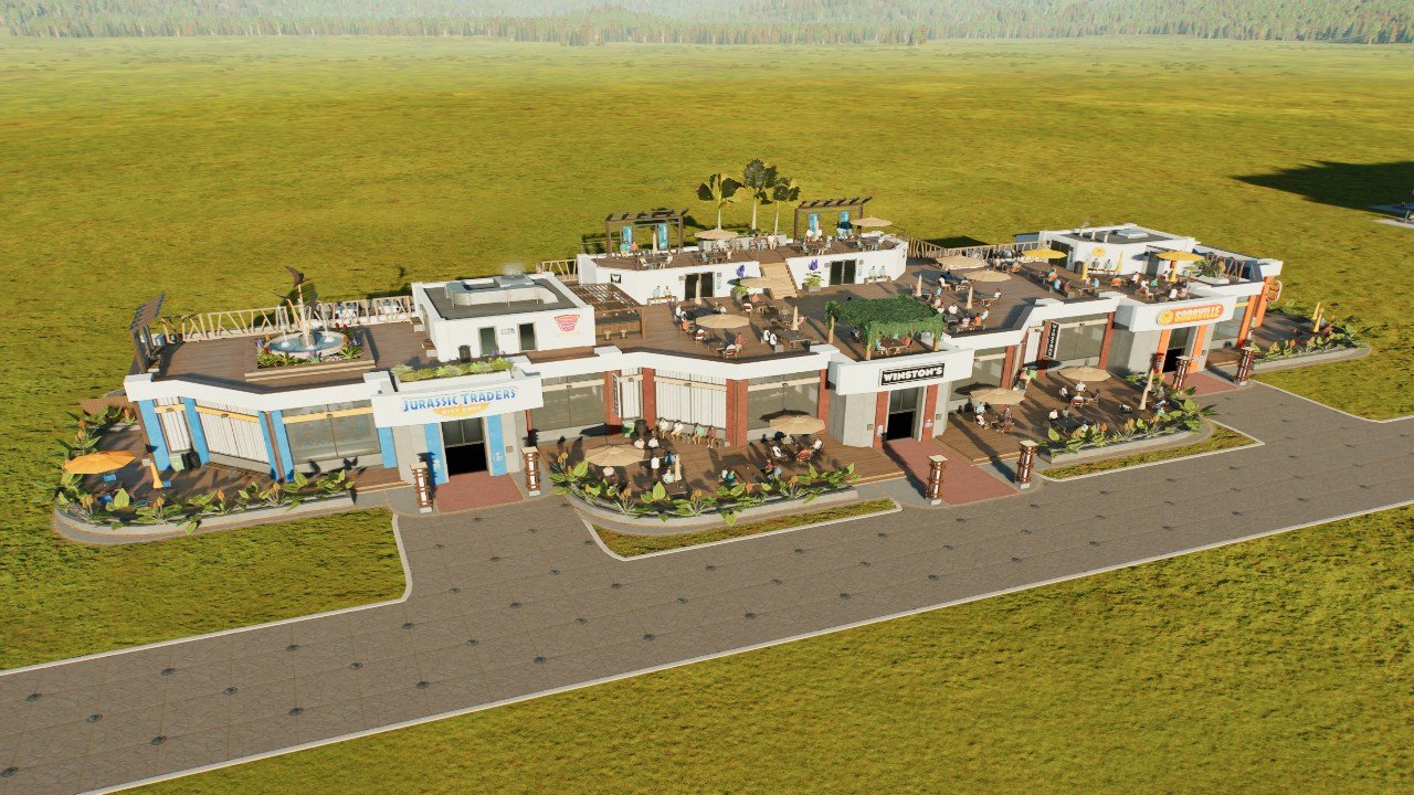 Jurassic World Large Amenity Centre - Workshop - Jurassic World Evolution 3