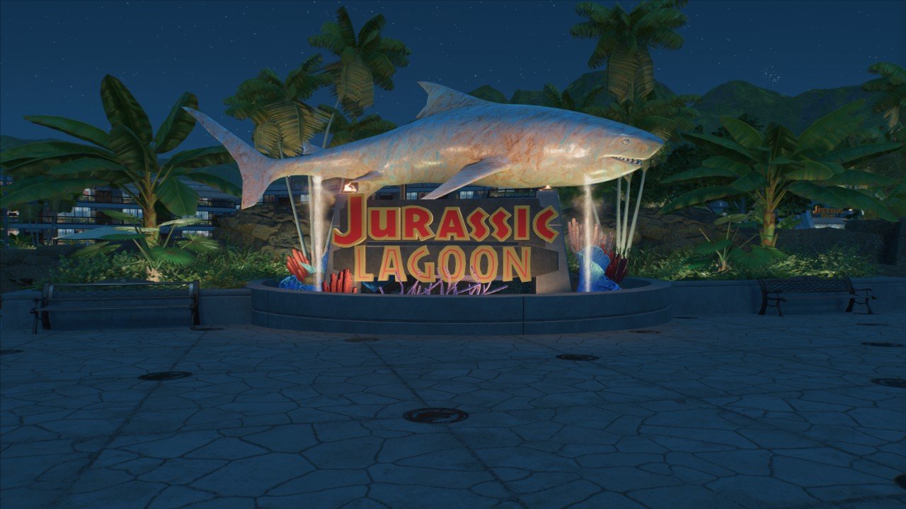Jurassic Lagoon Sign - Workshop - Jurassic World Evolution 3