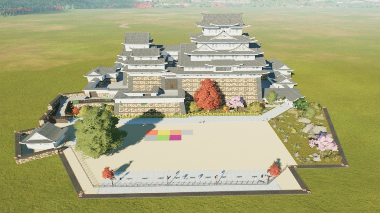 Japanese Himeji Castle - Around buildings (part 3/4) - Workshop ...
