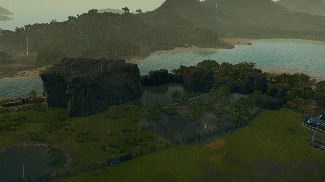 Rock wall - Jurassic World Evolution 3 creation - Frontier Workshop