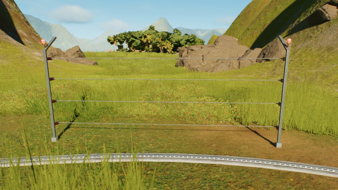 Jurassic park small fence - Workshop - Jurassic World Evolution 3