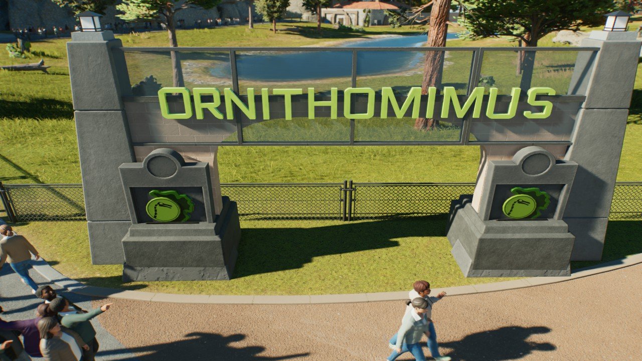 Ornithomimus sign - Workshop - Jurassic World Evolution 3