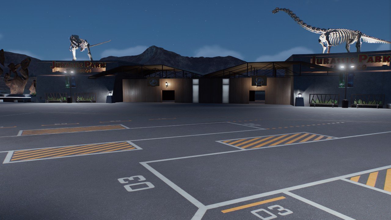 Western park Entrance shell - 创意工坊 - 《侏罗纪世界：进化 3》