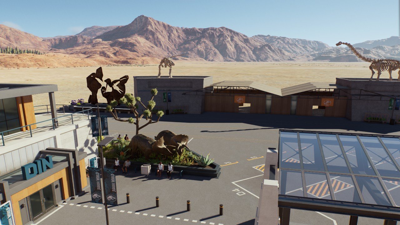 Western park Entrance shell - Workshop - Jurassic World Evolution 3
