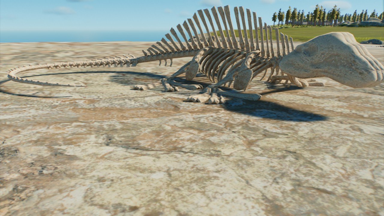 Dimetrodon skeleton - Workshop - Jurassic World Evolution 3