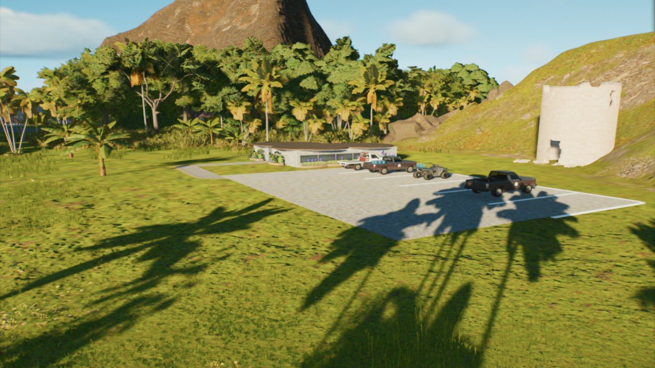 Small Facility Carpark - Workshop - Jurassic World Evolution 3