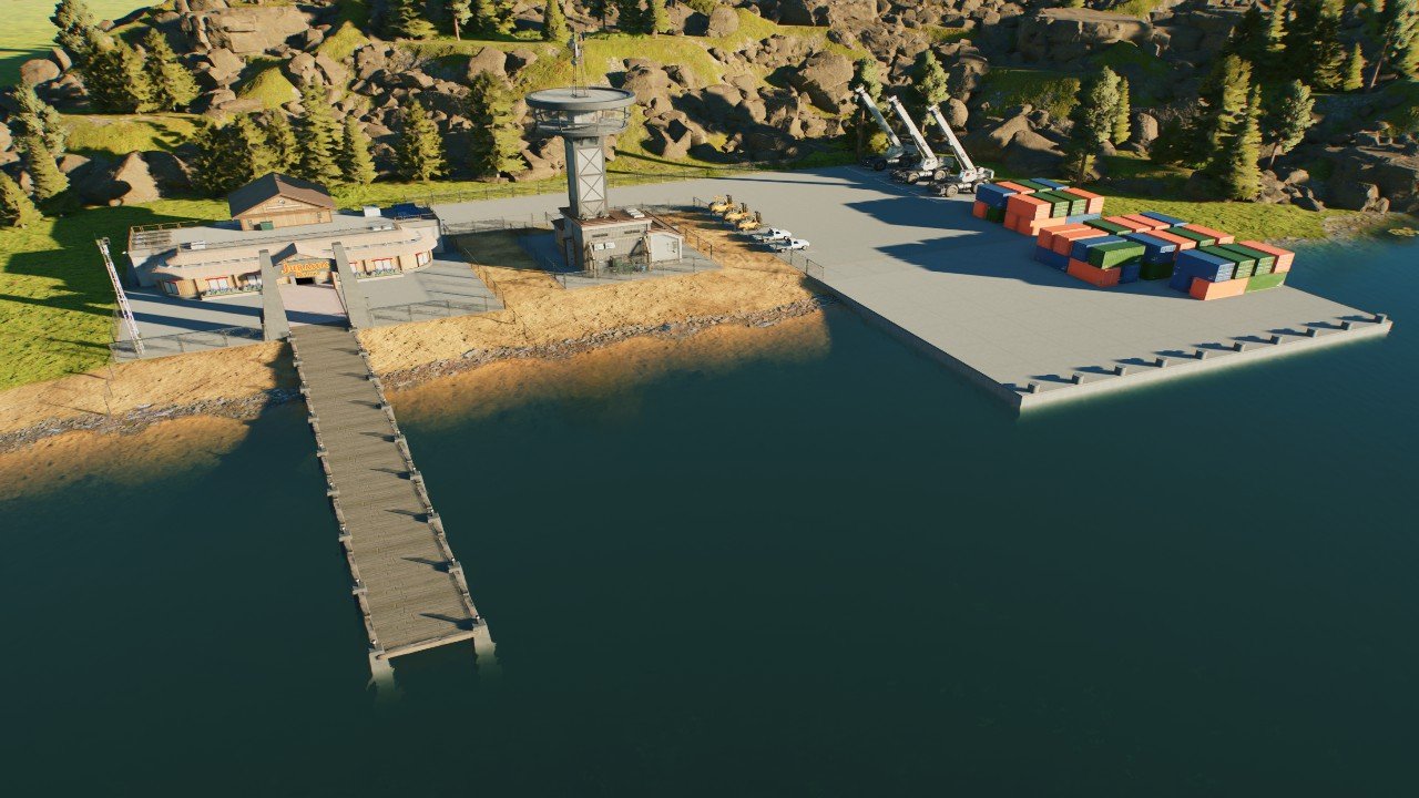 North Dock JP Novel - Workshop - Jurassic World Evolution 3