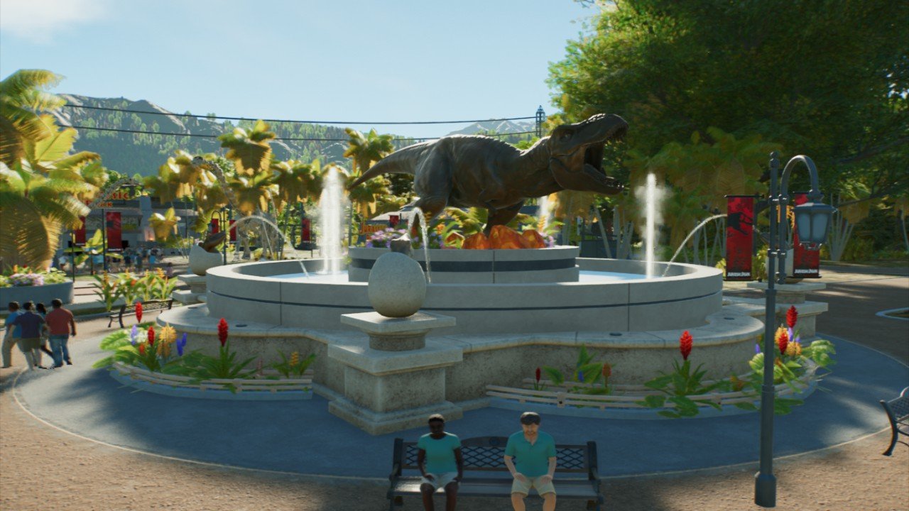 JP Rex mountain - Jurassic World Evolution 3 creation - Frontier Workshop