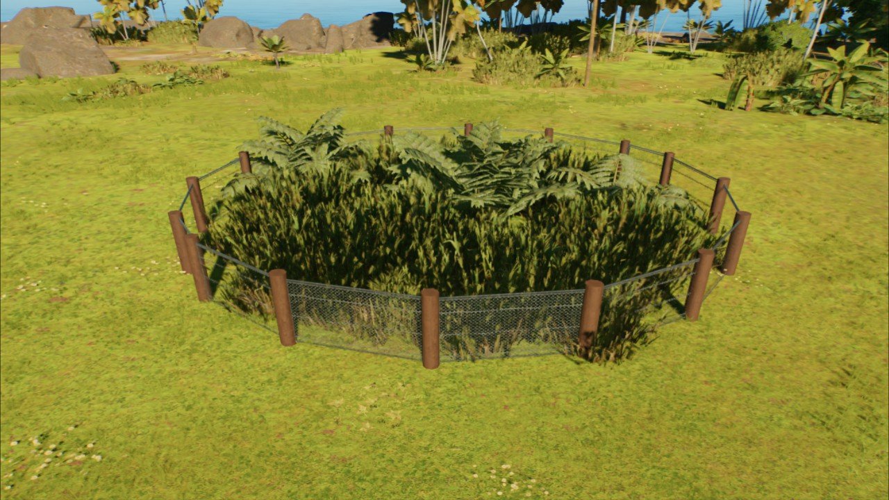 Large circular fence - Workshop - Jurassic World Evolution 3