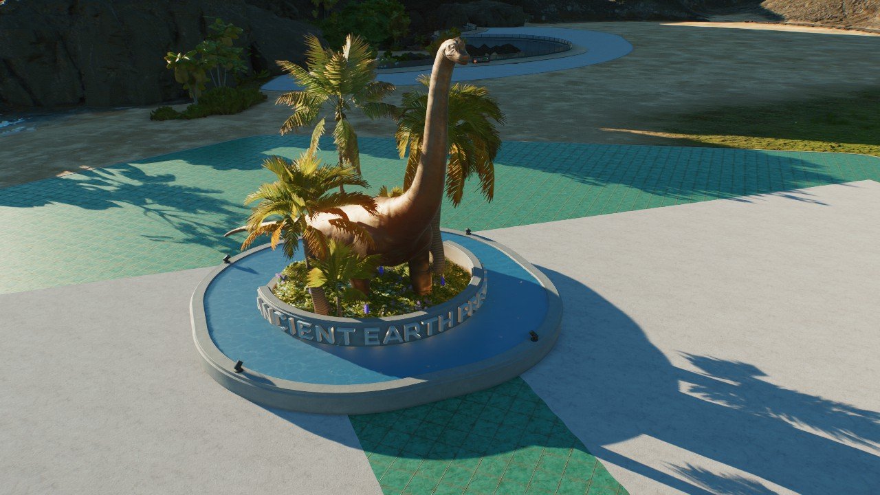 Ancient earth preservation entry Statue - Workshop - Jurassic World ...