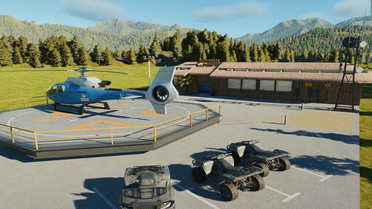 Helipad Jurassic - Workshop - Jurassic World Evolution 3