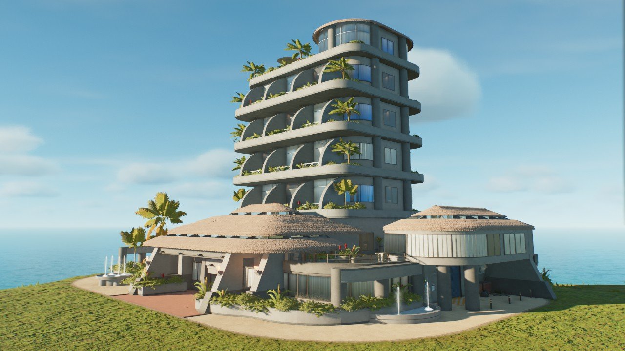Jurassic tower hotel - small- - Workshop - Jurassic World Evolution 3