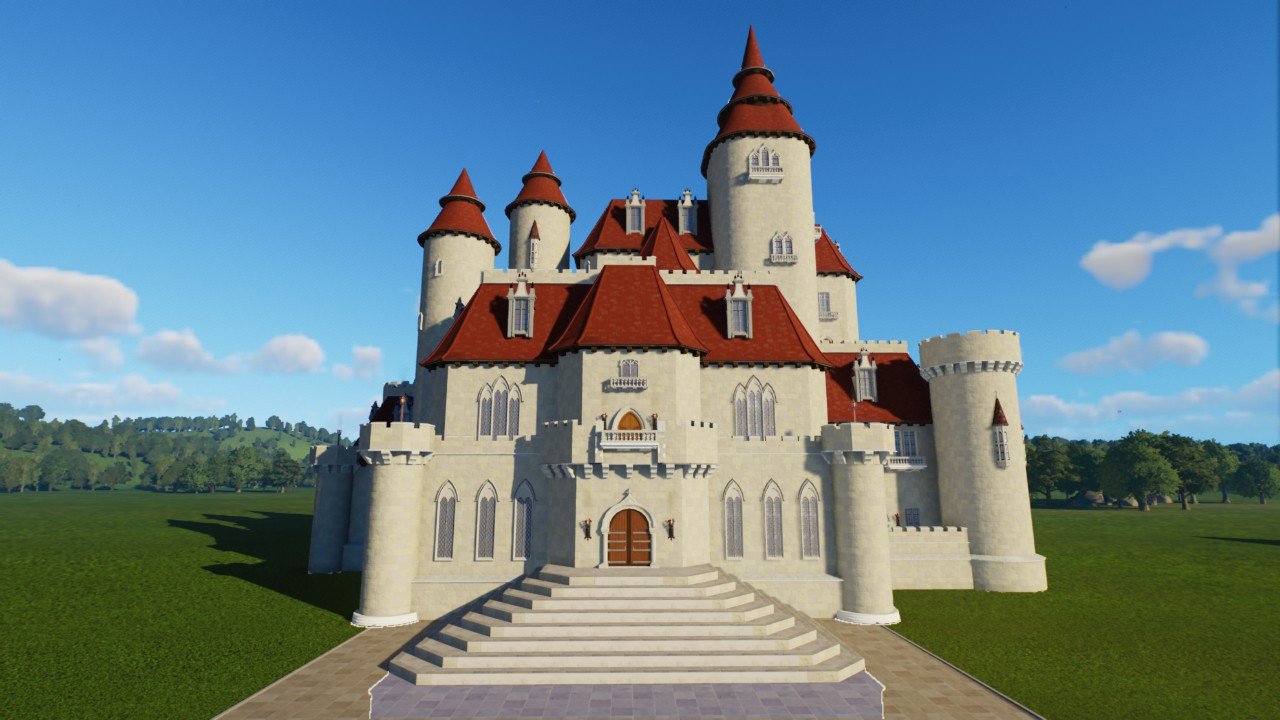 Big castle shell - Planet Coaster 2 creation - Frontier Workshop
