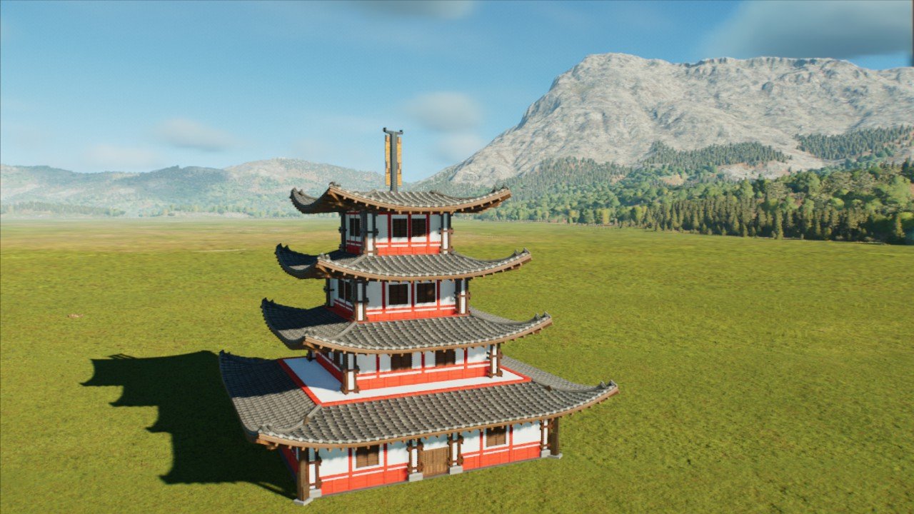 Pagoda from evo's jwe2 jurassic park japan. - Workshop - Jurassic World ...