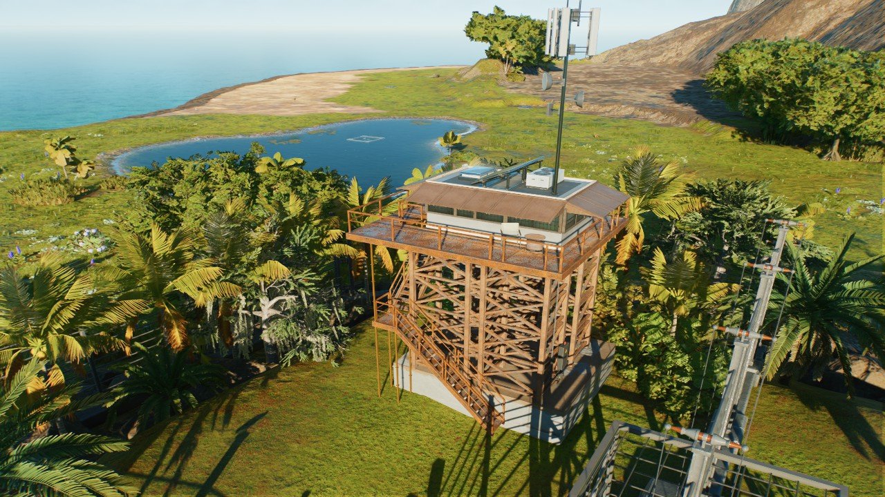 Watchtower 1 - Jurassic World Evolution 3 creation - Frontier Workshop