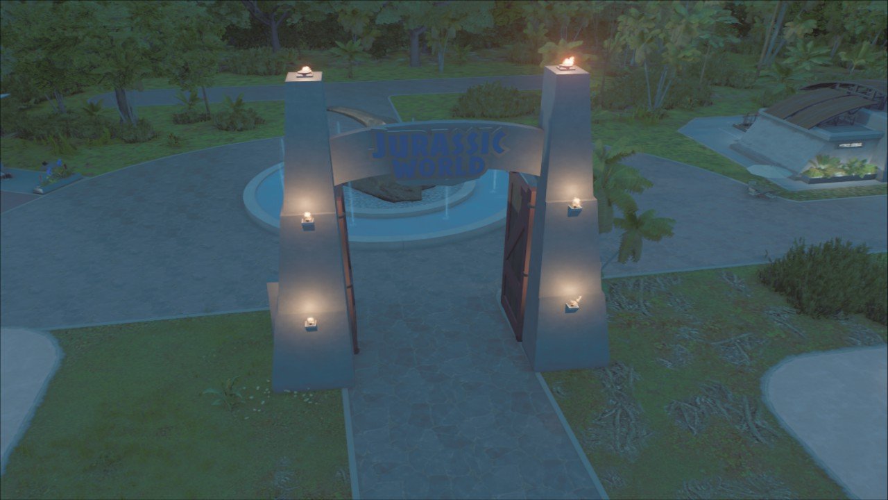 Jurassic World Entrance Gate - Workshop - Jurassic World Evolution 3