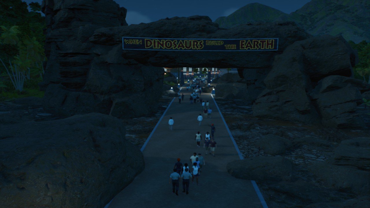 JP Banner Rock Arch - Workshop - Jurassic World Evolution 3