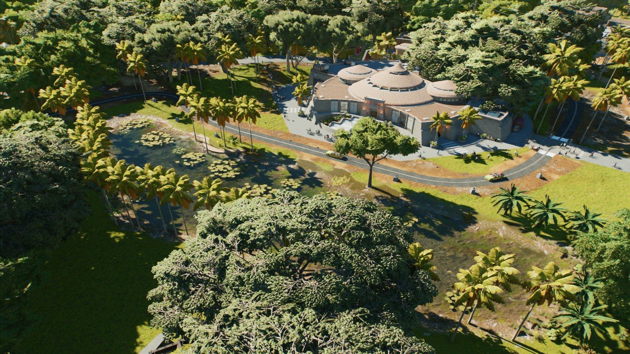JRex21 JP Movie Accurate Visitor Center Layout - Workshop - Jurassic ...