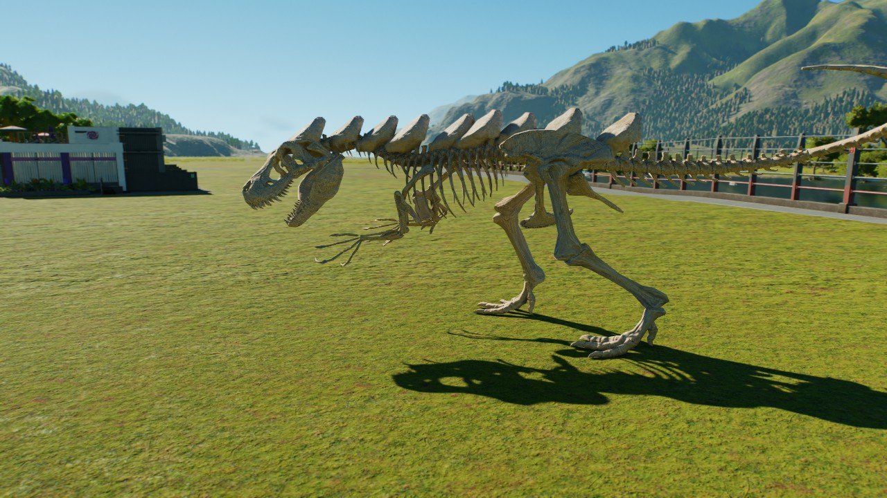 Indominus rex skeleton - Workshop - Jurassic World Evolution 3