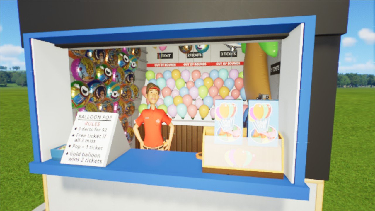 Balloon Pop Midway Game - Workshop - Planet Coaster 2