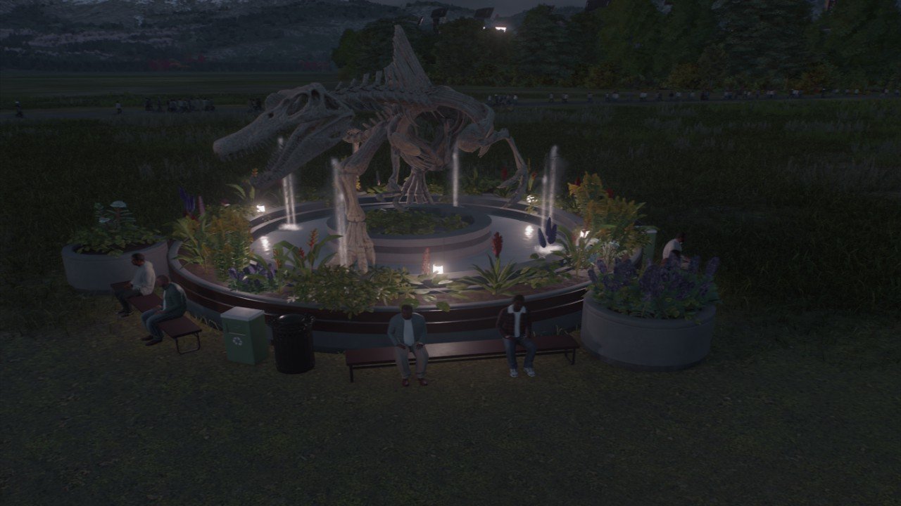 Spino fountain - Workshop - Jurassic World Evolution 3