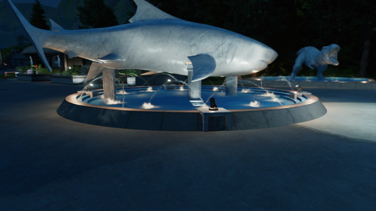 Megalodon fountain - Workshop - Jurassic World Evolution 3