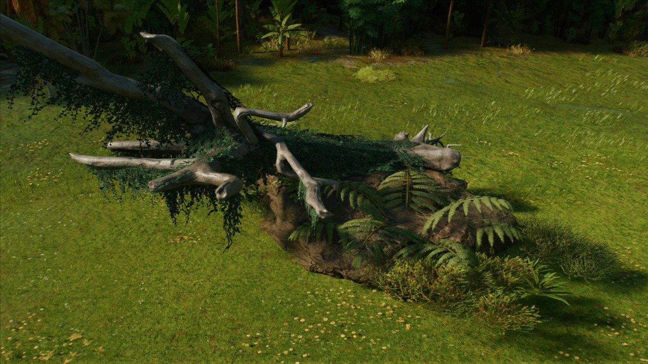 T-Rex Car Chase Tree - Workshop - Jurassic World Evolution 3