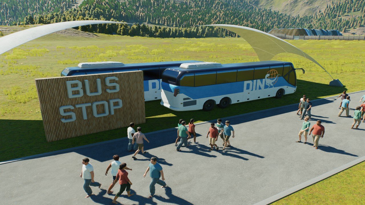 Bus stop - Workshop - Jurassic World Evolution 3