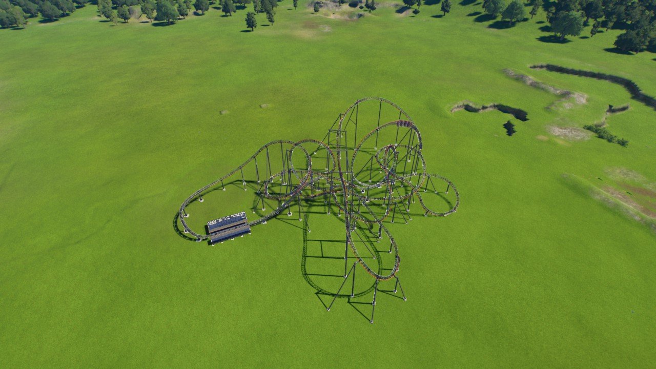 Smiller - Planet Coaster 2 creation - Frontier Workshop