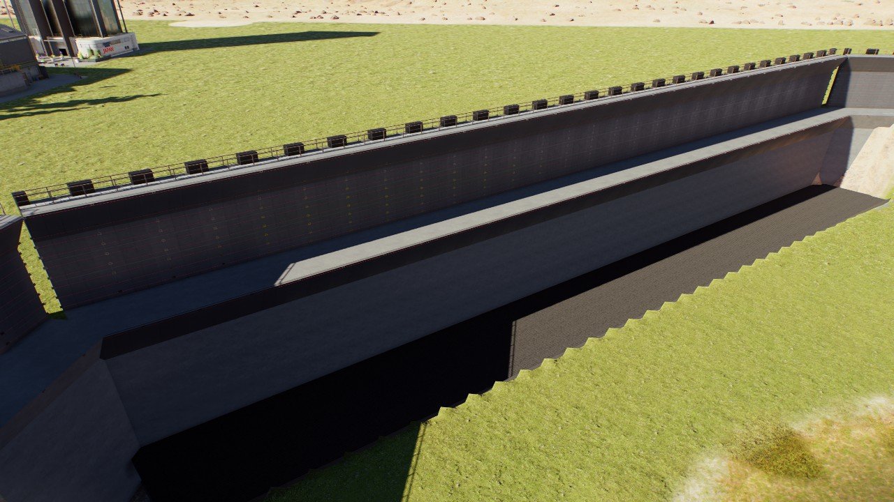 Heavy Duty Fence & Moat Segment with Foundation - Workshop - Jurassic ...