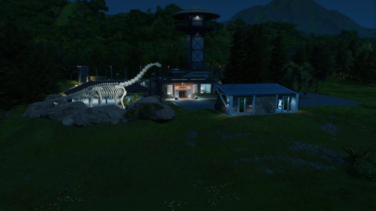 Multi-purpose thatched jurassic park viewing tower - Workshop ...