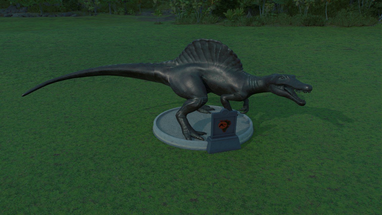 Spinosaurus sign - Workshop - Jurassic World Evolution 3